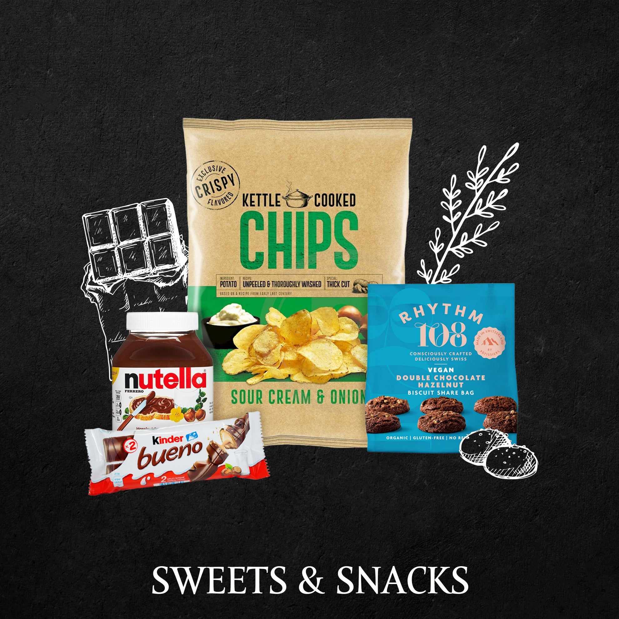 Sweets & Snacks – Meats & Eats
