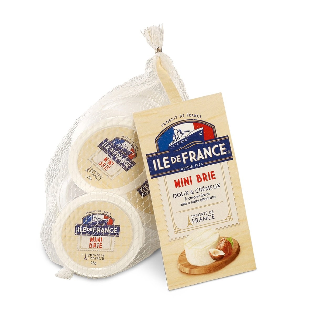 Ile de France Mini Brie Cheese, 125g - Shop Now - Meats & Eats