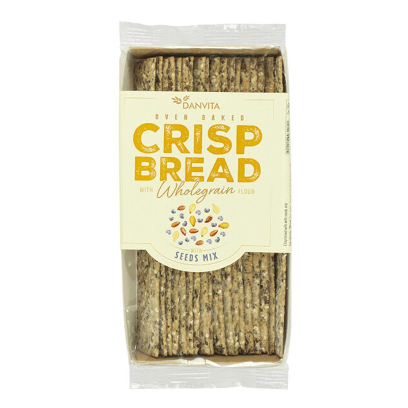 Danvita Crispbread Wholegrain Seeds Mix, 130g - Shop Now - Meats & Eats