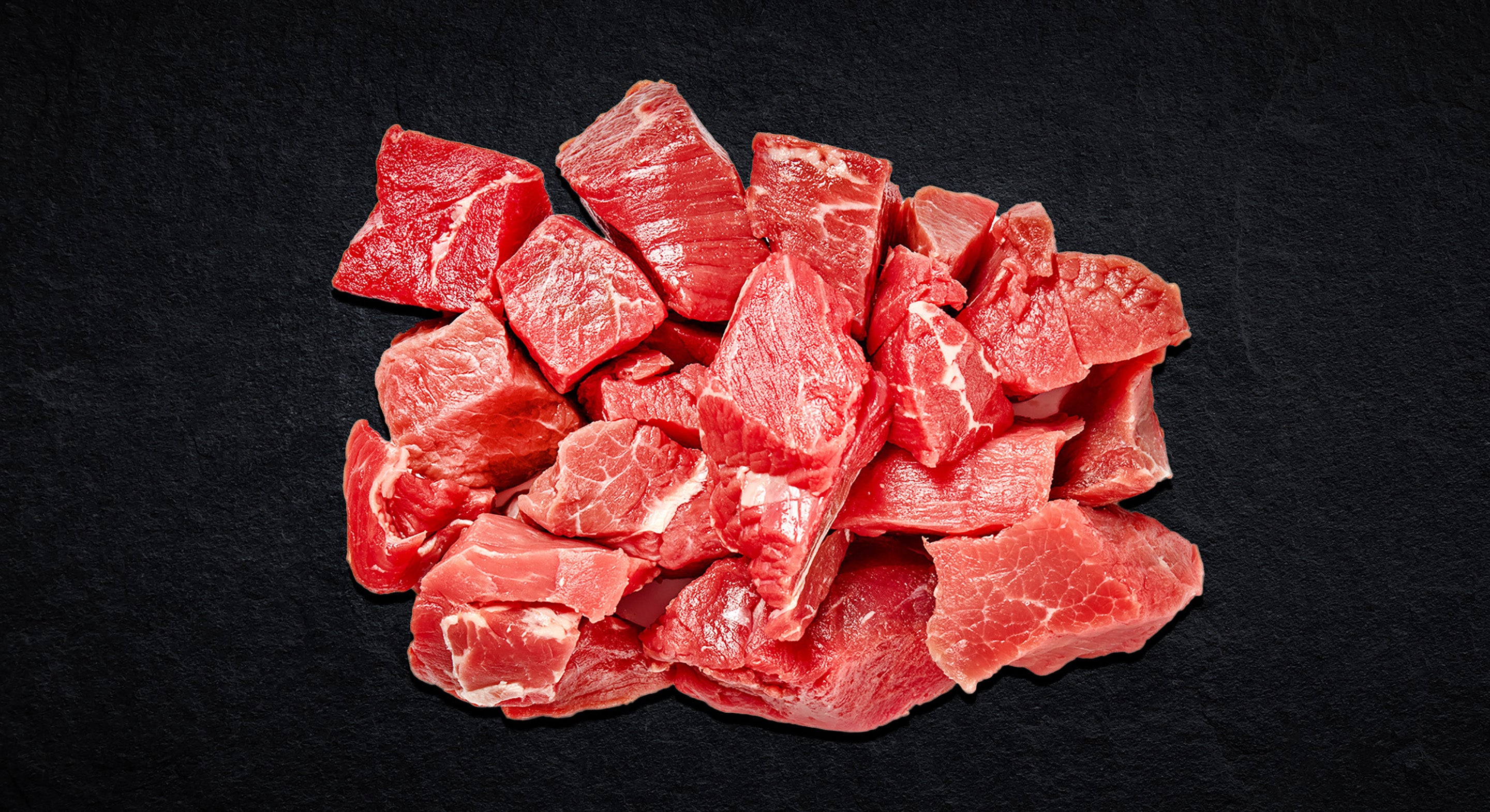 Fresh South American Angus Beef Sirloin Diced, 500g - Shop Now - Meats ...