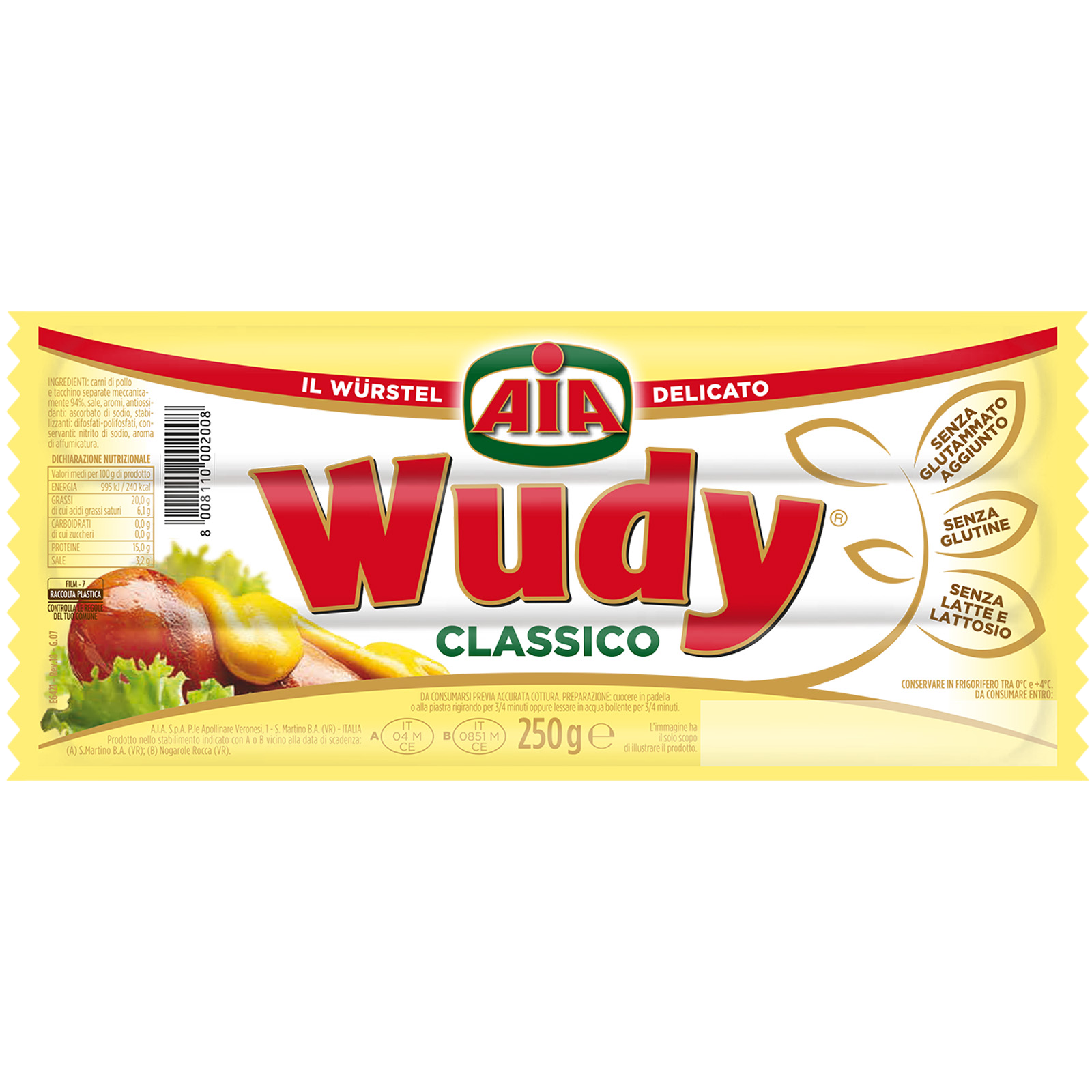 Wudy Classic Sausage 250g – Meats & Eats
