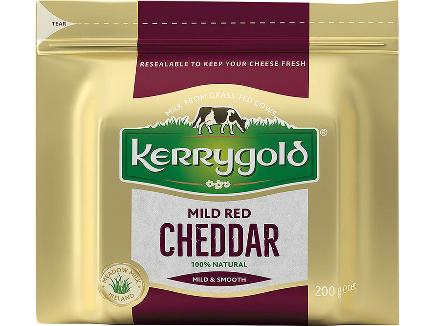 Kerrygold Mild Red Cheddar Cheese 200g - Shop Now - Meats & Eats