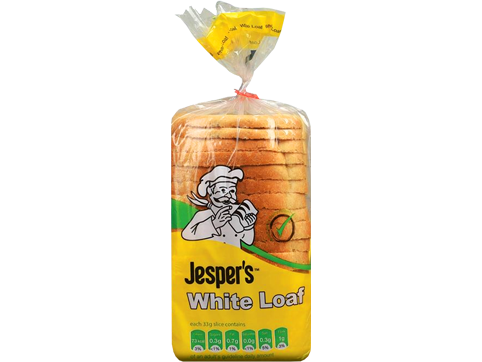 Jesper's Sliced White Loaf, 600g - Shop Now - Meats & Eats