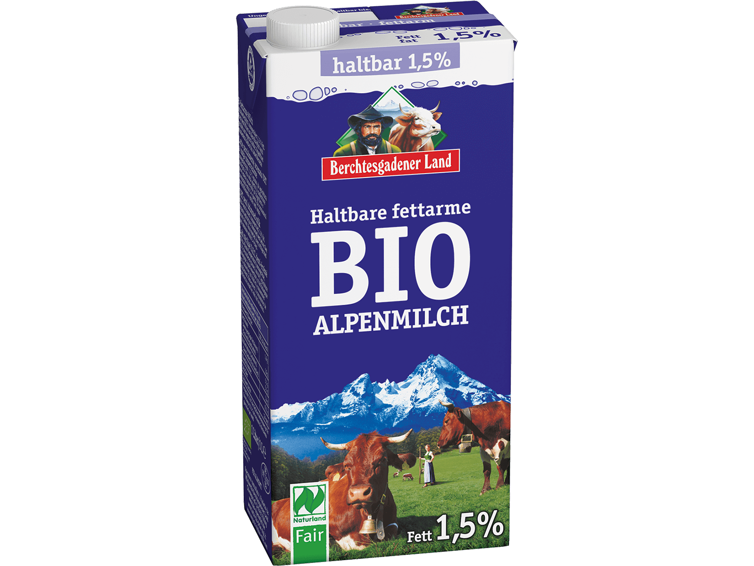 Organic UHT milk, 1,5% fat 1L - Shop Now - Meats & Eats