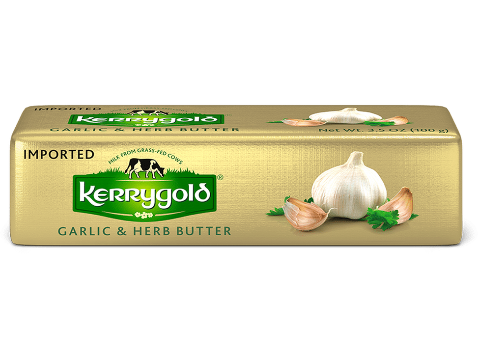 Kerrygold Pure Irish Garlic & Herb Butter, 100g - Shop Now - Meats & Eats
