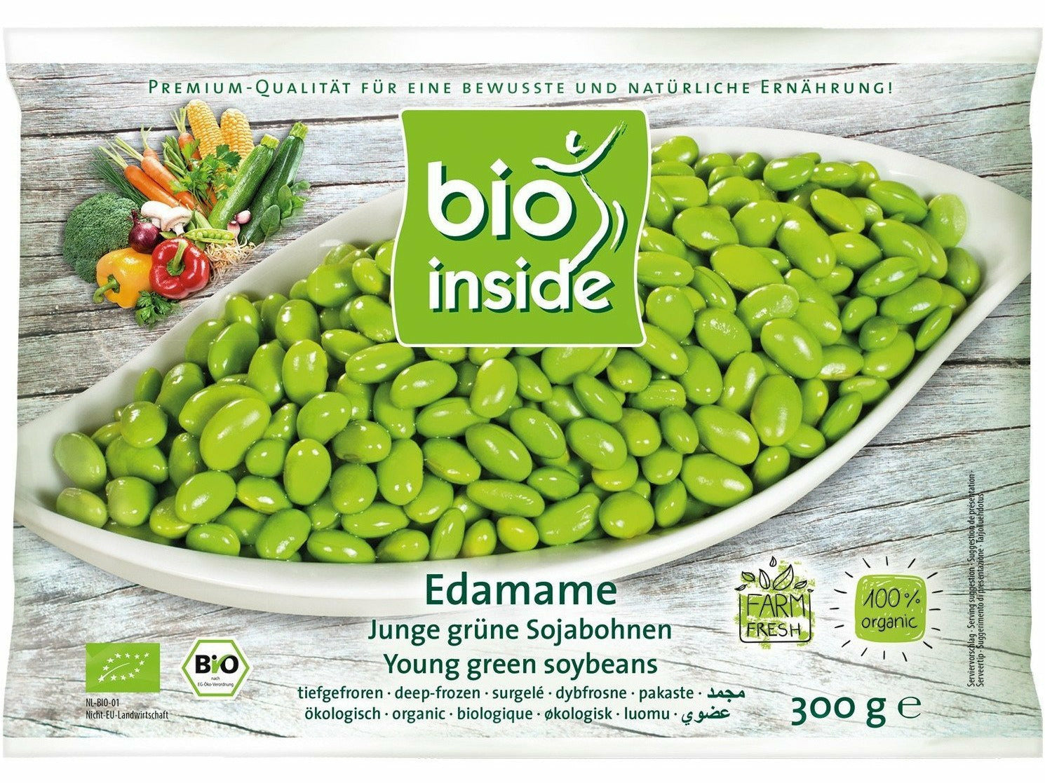 Bio Inside Organic Soy Beans Edamame, 300g - Shop Now - Meats & Eats