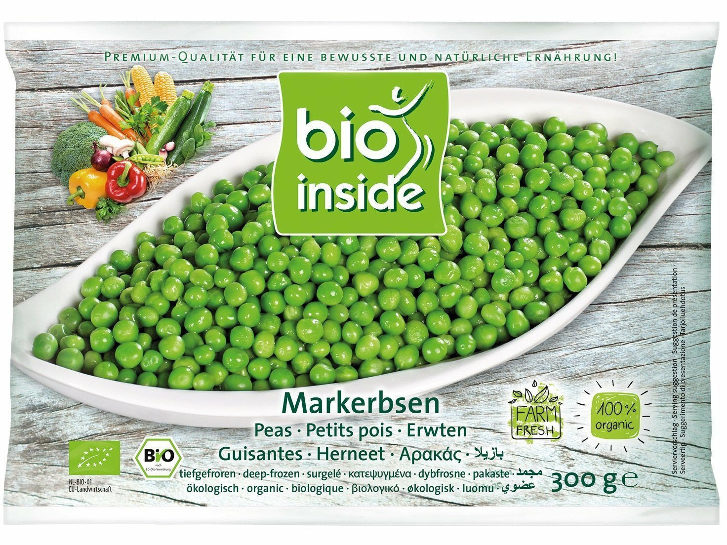 Bio Inside Organic Peas, 300g - Shop Now - Meats & Eats