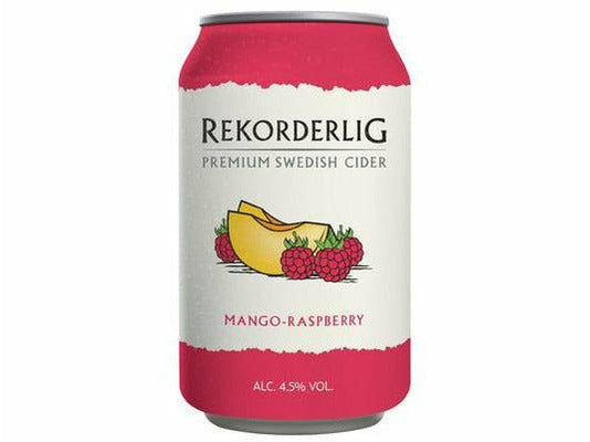Rekorderlig Mango & Raspberry Cider 330ml - Shop Now - Meats & Eats